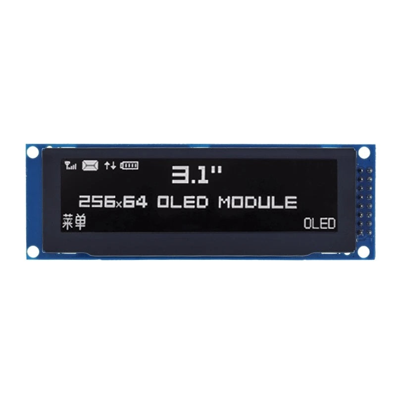 3.1-Inch 256x64 SPI OLED Display SSD1322 for Arduino, Raspberry Pi, ES – TechToast