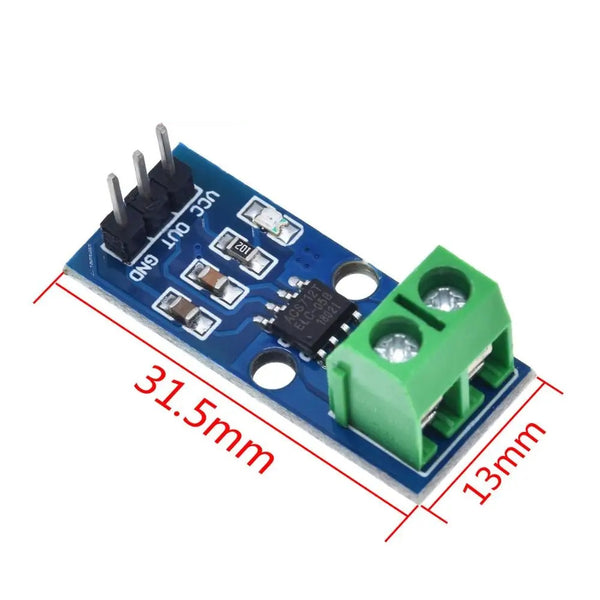 ACS712 Current Sensor Module – 5A, 20A, and 30A Measurement for Arduin ...