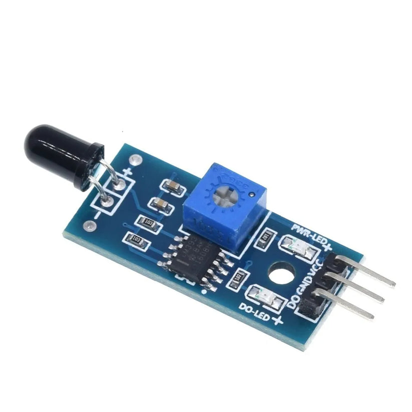 IR Flame Sensor Module – Infrared Fire Detection Sensor for Arduino – TechToast