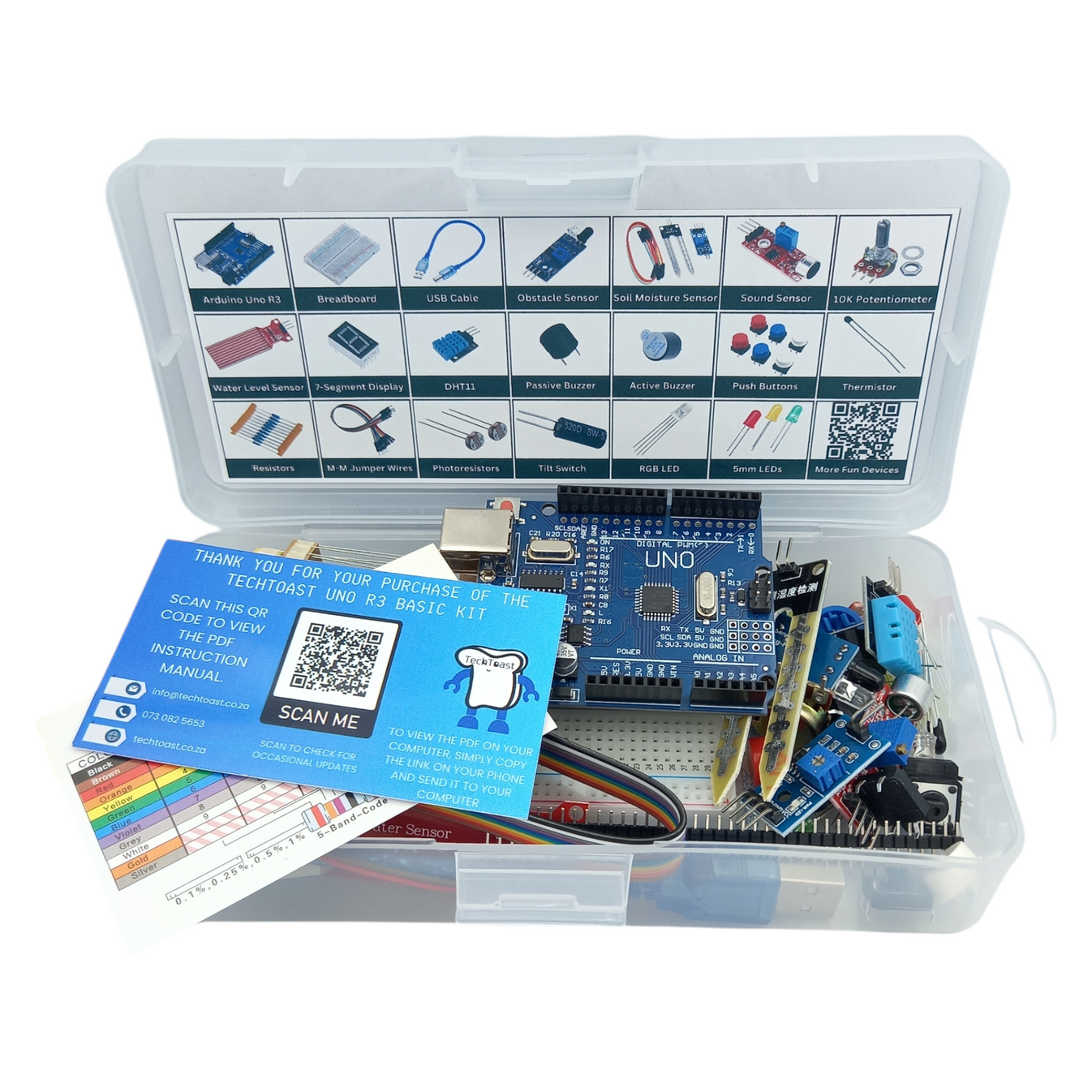 Arduino Uno Kit Arduino Starter Kit Techtoast