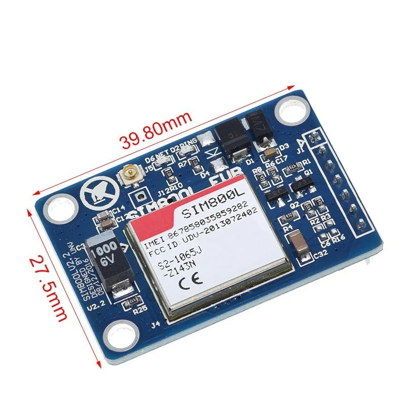 SIM800L V2 GSM/GPRS Module | 5V Input – TechToast