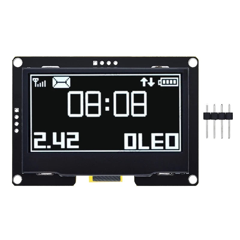2.42" I2C/SPI OLED Display Module SSD1309 | 128x64 Resolution – TechToast