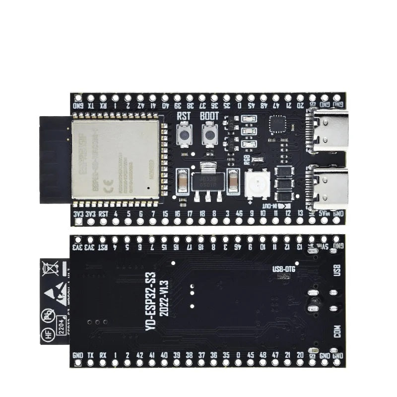 Esp32 S3 Development Board N16r8 16mb Flash Dual Usb Type C Techtoast